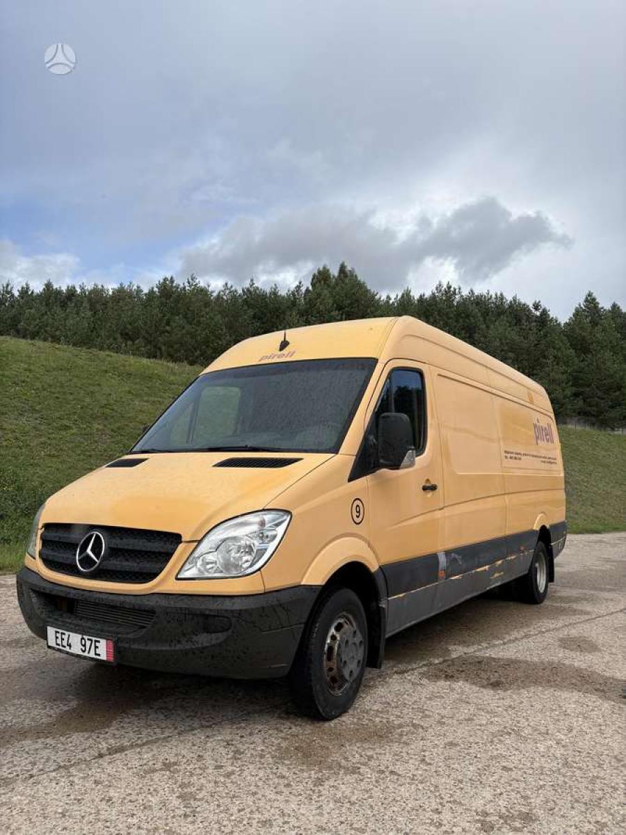 Dzeltens Mercedes-Benz Sprinter 2007 Viļņa, ar dzinēja tilpumu 2.20 L un nobraukumu 412 tūkst. km par 6900 €, foto 1 vietnē AUTOMOTO.COM.LV