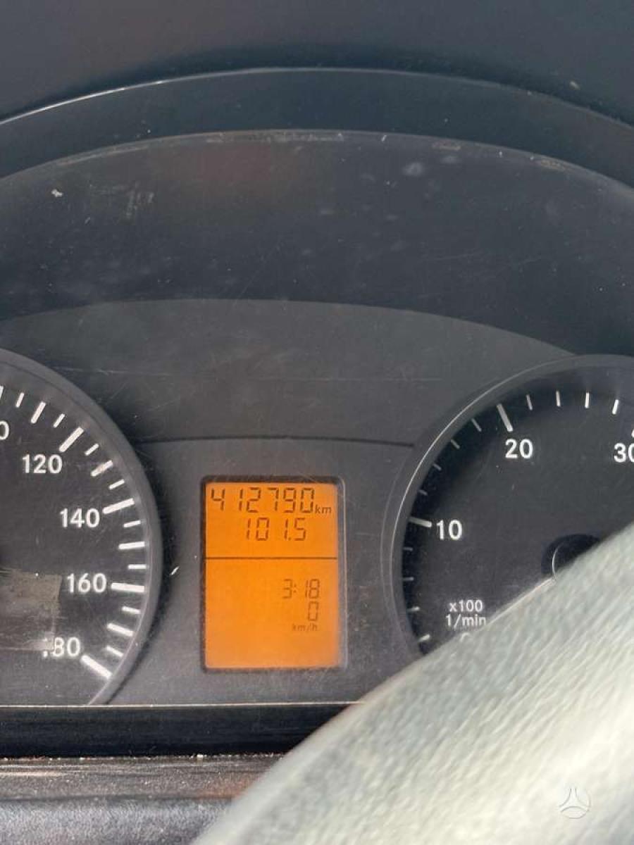 Dzeltens Mercedes-Benz Sprinter 2007 Viļņa, ar dzinēja tilpumu 2.20 L un nobraukumu 412 tūkst. km par 6900 €, foto 11 vietnē AUTOMOTO.COM.LV