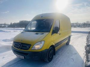 Yellow Mercedes-Benz Sprinter 2009 in Vilnius, with an engine capacity of 2.15 L and mileage of 232 thousand km for 5200 €, photo  on AUTOMOTO.COM.LV