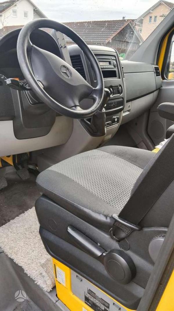 Dzeltens Mercedes-Benz Sprinter 2011 Viļņa, ar dzinēja tilpumu 2.14 L un nobraukumu 164 tūkst. km par 8712 €, foto 5 vietnē AUTOMOTO.COM.LV