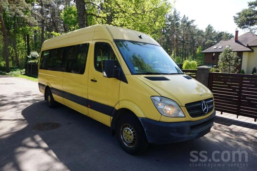 Yellow Mercedes-Benz Sprinter 2007 in Jurmala, with an engine capacity of 2.10 L and mileage of 0 thousand km for 4795 €, photo 7 on AUTOMOTO.COM.LV