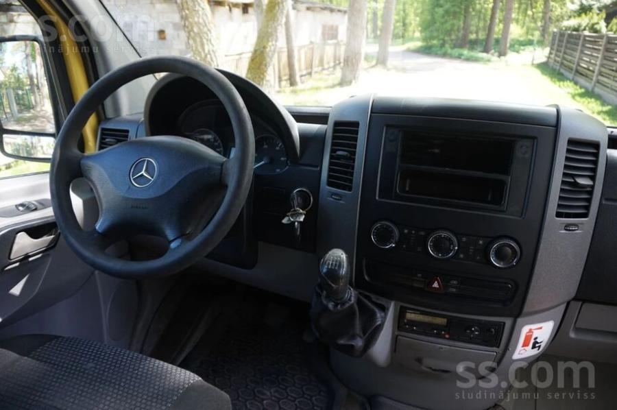 Yellow Mercedes-Benz Sprinter 2007 in Jurmala, with an engine capacity of 2.10 L and mileage of 0 thousand km for 4795 €, photo 12 on AUTOMOTO.COM.LV