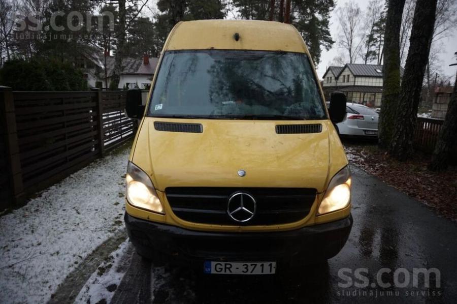 Dzeltens Mercedes-Benz Sprinter 2007 Jūrmala, ar dzinēja tilpumu 2.10 L un nobraukumu 826 tūkst. km par 3750 €, foto 9 vietnē AUTOMOTO.COM.LV