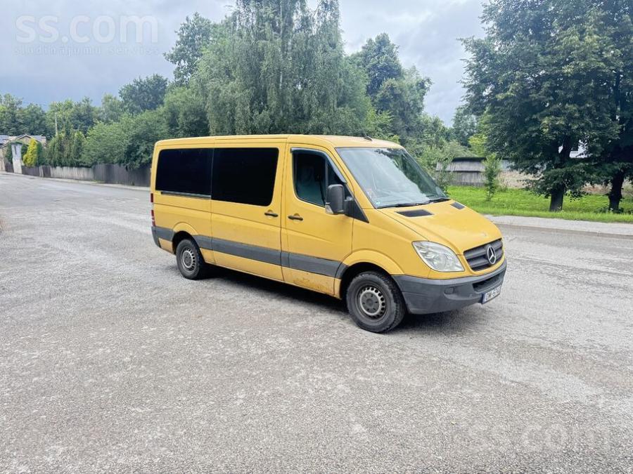 Yellow Mercedes-Benz Sprinter 2007 in Riga, with an engine capacity of 2.20 L and mileage of 408 thousand km for 7500 €, photo 3 on AUTOMOTO.COM.LV