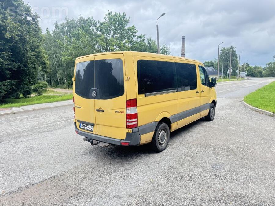 Yellow Mercedes-Benz Sprinter 2007 in Riga, with an engine capacity of 2.20 L and mileage of 408 thousand km for 7500 €, photo 4 on AUTOMOTO.COM.LV