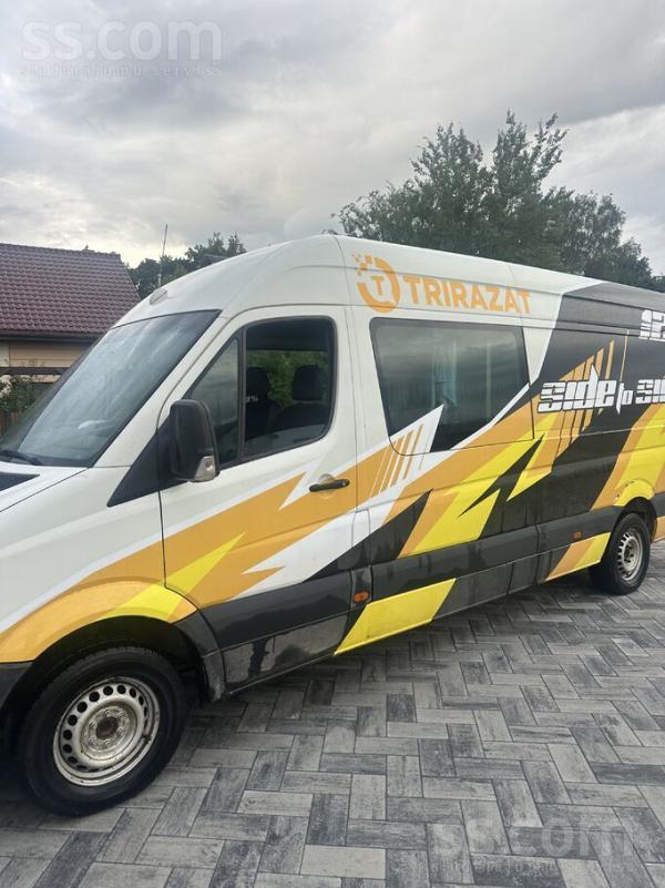 Yellow Mercedes-Benz Sprinter 2008 in Riga, with an engine capacity of 2.20 L and mileage of 275 thousand km for 5200 €, photo 2 on AUTOMOTO.COM.LV