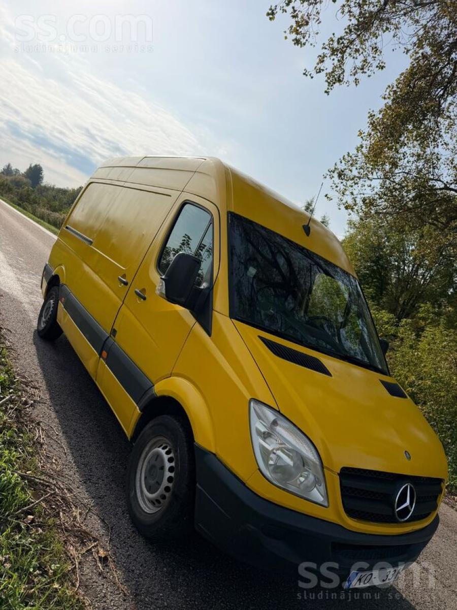 Yellow Mercedes-Benz Sprinter 2008 in Daugavpils, with an engine capacity of 2.20 L and mileage of 503 thousand km for 3900 €, photo 1 on AUTOMOTO.COM.LV