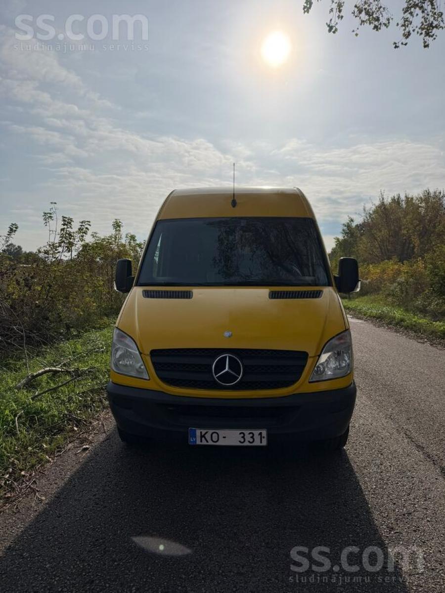 Yellow Mercedes-Benz Sprinter 2008 in Daugavpils, with an engine capacity of 2.20 L and mileage of 503 thousand km for 3900 €, photo 3 on AUTOMOTO.COM.LV