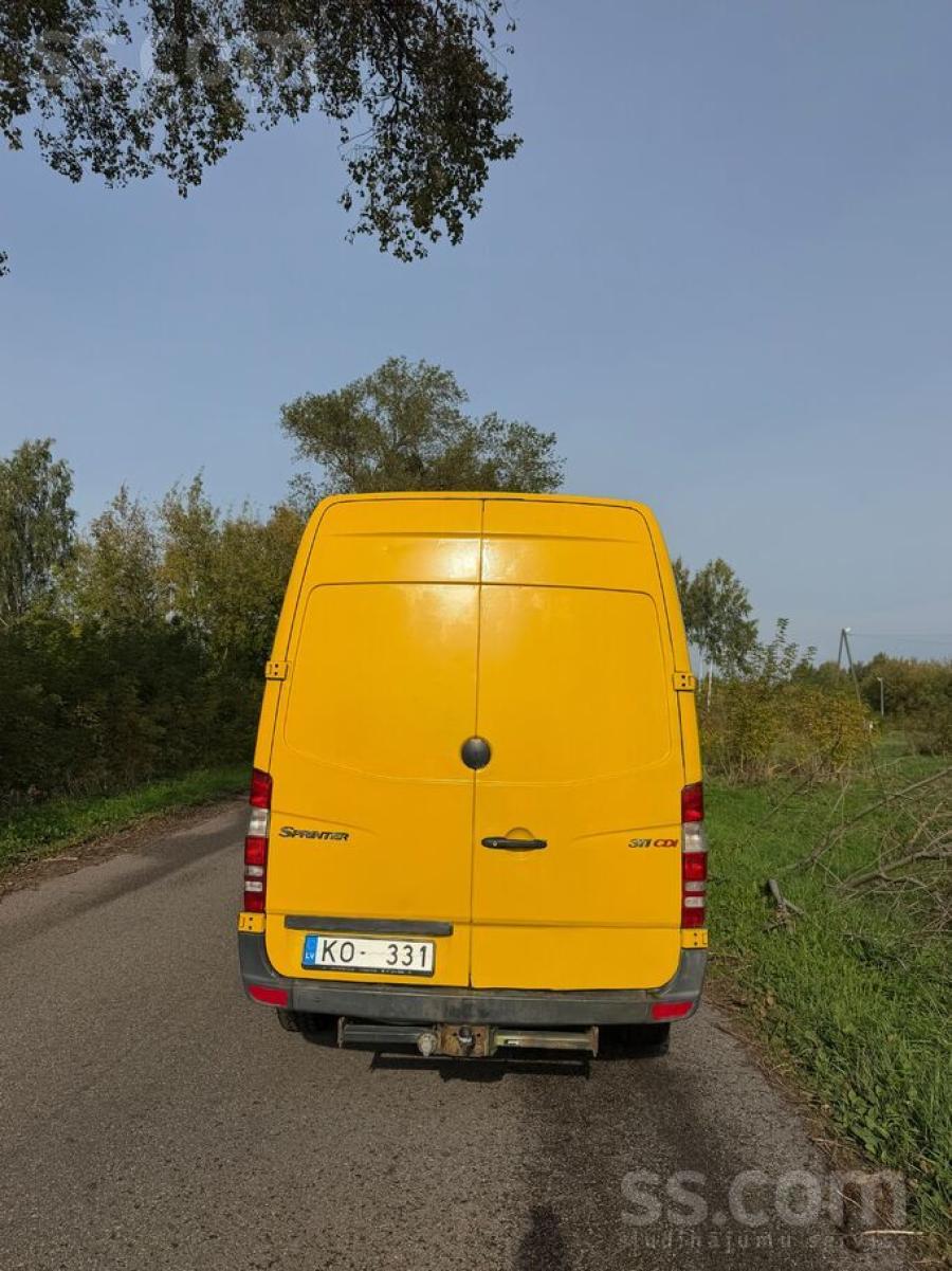 Yellow Mercedes-Benz Sprinter 2008 in Daugavpils, with an engine capacity of 2.20 L and mileage of 503 thousand km for 3900 €, photo 7 on AUTOMOTO.COM.LV