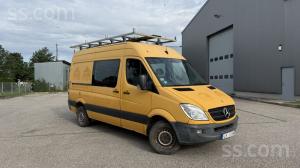 Yellow Mercedes-Benz Sprinter 2012 in Cesis, with an engine capacity of 2.10 L and mileage of 378 thousand km for 5500 €, photo 3 on AUTOMOTO.COM.LV