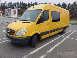 Dzeltens Mercedes-Benz Sprinter 2012 Rīga, ar dzinēja tilpumu 3.00 L un nobraukumu 796 tūkst. km par 6500 €, foto  vietnē AUTOMOTO.COM.LV