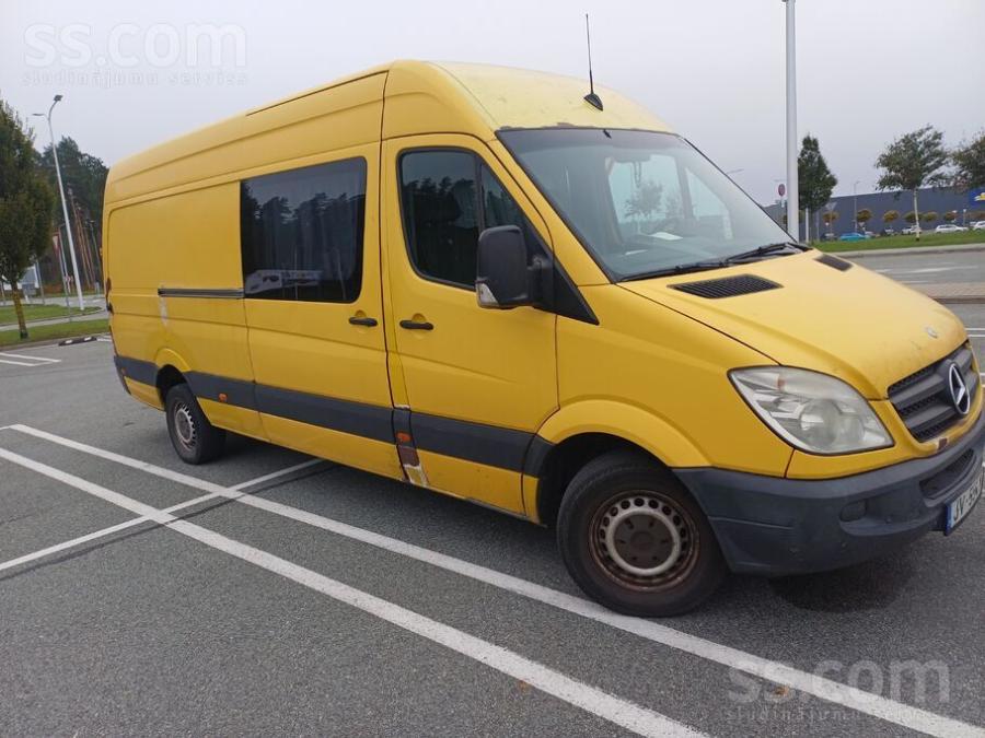 Dzeltens Mercedes-Benz Sprinter 2012 Rīga, ar dzinēja tilpumu 3.00 L un nobraukumu 796 tūkst. km par 6500 €, foto 3 vietnē AUTOMOTO.COM.LV