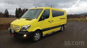 Yellow Mercedes-Benz Sprinter 2017 in Bauska, with an engine capacity of 3.00 L and mileage of 372 thousand km for 12000 €, photo 1 on AUTOMOTO.COM.LV
