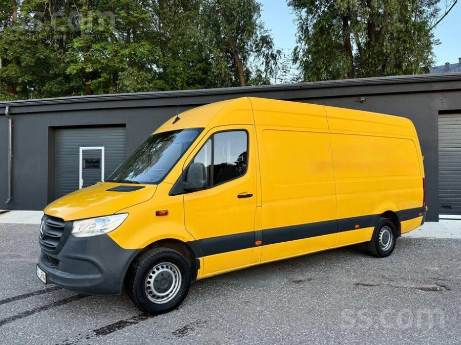 Dzeltens Mercedes-Benz Sprinter 2018 Tallina, ar dzinēja tilpumu 2.10 L un nobraukumu 201 tūkst. km par 13499 €, foto 3 vietnē AUTOMOTO.COM.LV