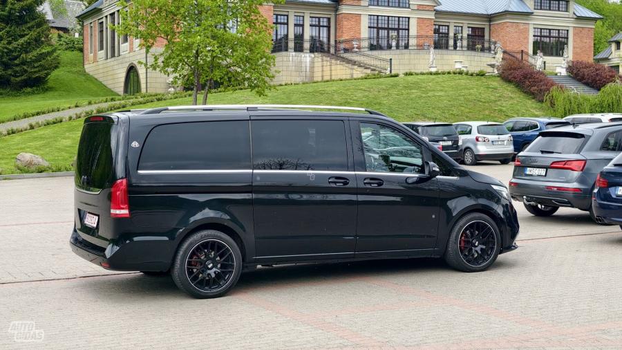 Black Mercedes-Benz V 220 2019 in Vilnius, with an engine capacity of 2.10 L and mileage of 285 thousand km for 45000 €, photo 7 on AUTOMOTO.COM.LV