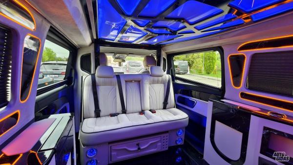 Black Mercedes-Benz V 220 2019 in Vilnius, with an engine capacity of 2.10 L and mileage of 285 thousand km for 45000 €, photo 8 on AUTOMOTO.COM.LV
