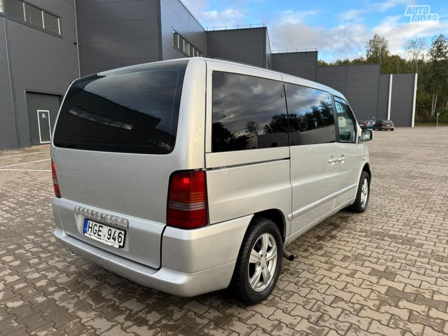 Grey Mercedes-Benz V 220 2003 in Kaunas, with an engine capacity of 2.20 L and mileage of 0 thousand km for 2650 €, photo 4 on AUTOMOTO.COM.LV