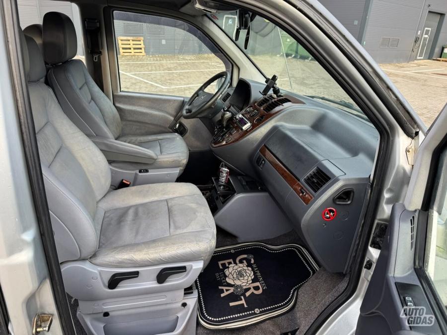 Grey Mercedes-Benz V 220 2003 in Kaunas, with an engine capacity of 2.20 L and mileage of 0 thousand km for 2650 €, photo 14 on AUTOMOTO.COM.LV