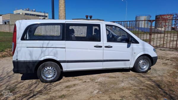 White Mercedes-Benz V 220 2010 in Vilnius, with an engine capacity of 2.20 L and mileage of 386 thousand km for 6500 €, photo 7 on AUTOMOTO.COM.LV