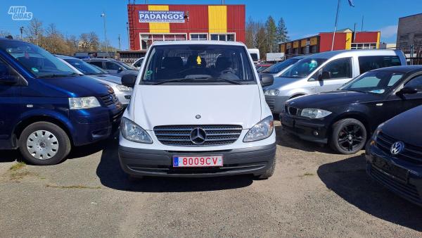 Balts Mercedes-Benz V 220 2010 Viļņa, ar dzinēja tilpumu 2.20 L un nobraukumu 386 tūkst. km par 6500 €, foto 1 vietnē AUTOMOTO.COM.LV
