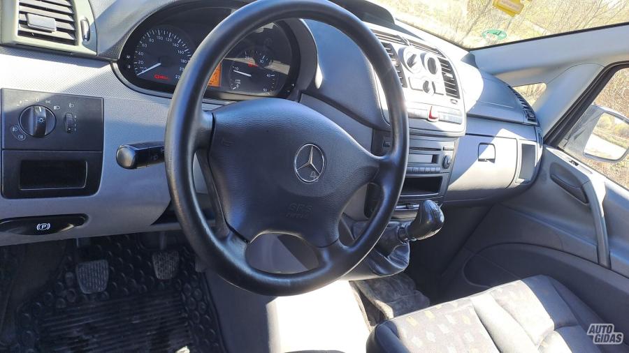 Balts Mercedes-Benz V 220 2010 Viļņa, ar dzinēja tilpumu 2.20 L un nobraukumu 386 tūkst. km par 6500 €, foto 19 vietnē AUTOMOTO.COM.LV