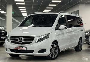 White Mercedes-Benz V 220 2017 in Klaipeda, with an engine capacity of 2.10 L and mileage of 342 thousand km for 24950 €, photo 10 on AUTOMOTO.COM.LV