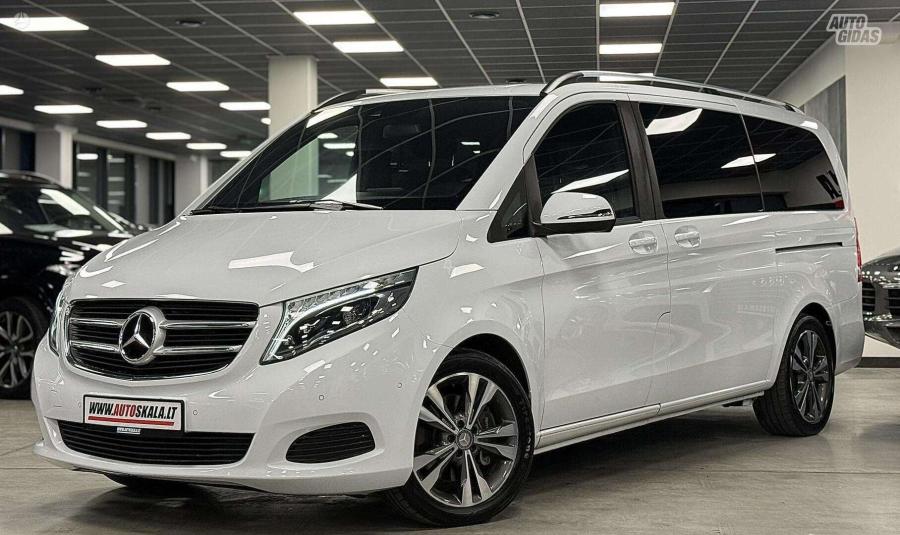White Mercedes-Benz V 220 2017 in Klaipeda, with an engine capacity of 2.10 L and mileage of 342 thousand km for 24950 €, photo 15 on AUTOMOTO.COM.LV