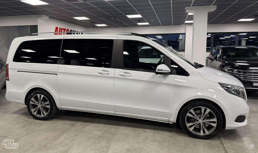 White Mercedes-Benz V 220 2017 in Klaipeda, with an engine capacity of 2.10 L and mileage of 342 thousand km for 24950 €, photo 16 on AUTOMOTO.COM.LV