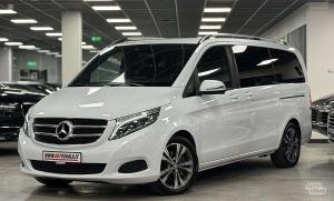 White Mercedes-Benz V 220 2017 in Klaipeda, with an engine capacity of 2.10 L and mileage of 342 thousand km for 24950 €, photo 18 on AUTOMOTO.COM.LV