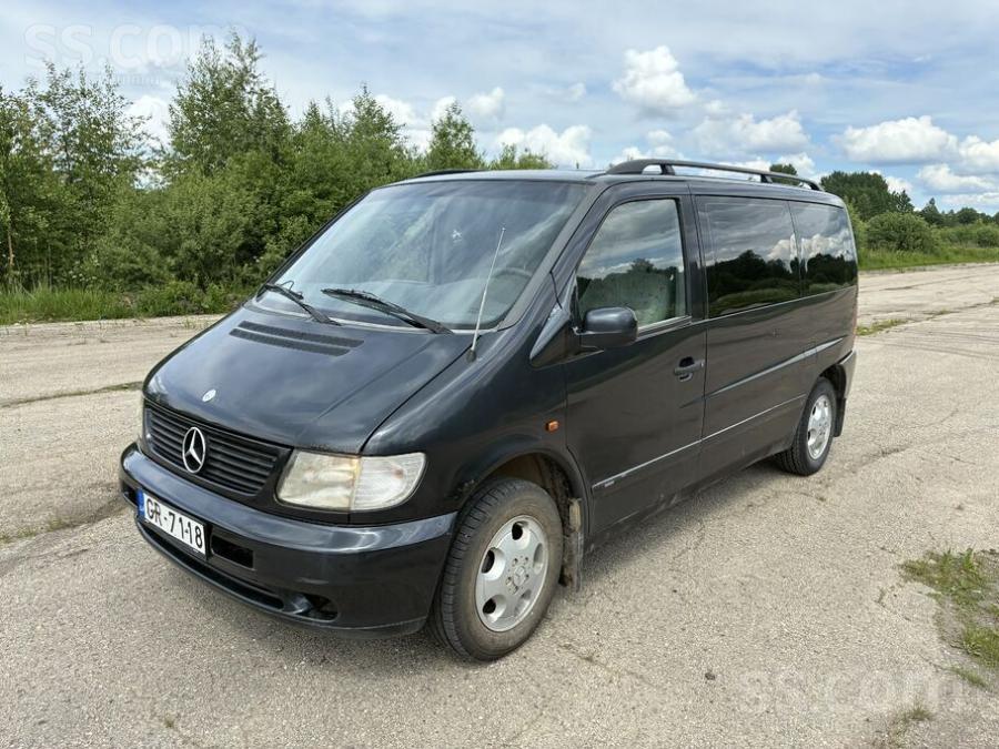 Black Mercedes-Benz v-230 1996 in Balvi, with an engine capacity of 2.30 L and mileage of 338 thousand km for 1600 €, photo 1 on AUTOMOTO.COM.LV
