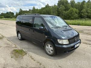 Black Mercedes-Benz v-230 1996 in Balvi, with an engine capacity of 2.30 L and mileage of 338 thousand km for 1600 €, photo 5 on AUTOMOTO.COM.LV