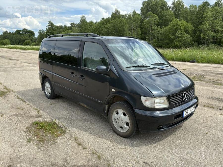 Black Mercedes-Benz v-230 1996 in Balvi, with an engine capacity of 2.30 L and mileage of 338 thousand km for 1600 €, photo 5 on AUTOMOTO.COM.LV