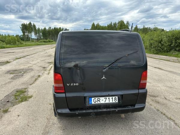 Black Mercedes-Benz v-230 1996 in Balvi, with an engine capacity of 2.30 L and mileage of 338 thousand km for 1600 €, photo 6 on AUTOMOTO.COM.LV