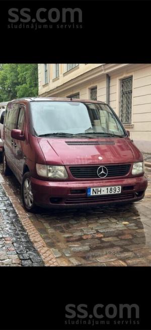 Sarkans Mercedes-Benz v-230 1998 Rīga, ar dzinēja tilpumu 2.30 L un nobraukumu 271 tūkst. km par 2985 €, foto  vietnē AUTOMOTO.COM.LV