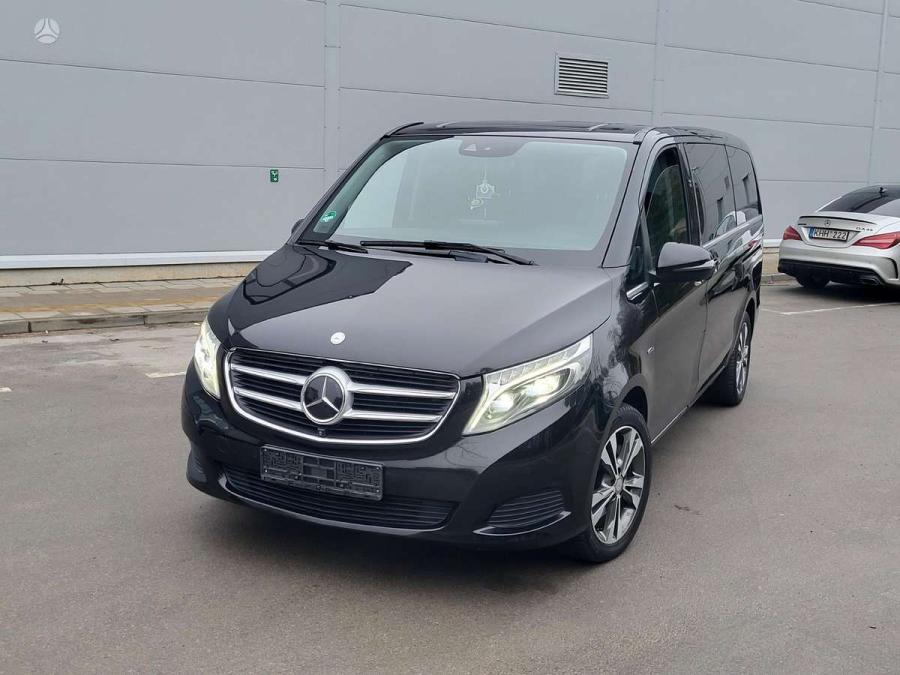Melns Mercedes-Benz V 250 2016 Viļņa, ar dzinēja tilpumu 2.20 L un nobraukumu 354 tūkst. km par 23790 €, foto 6 vietnē AUTOMOTO.COM.LV