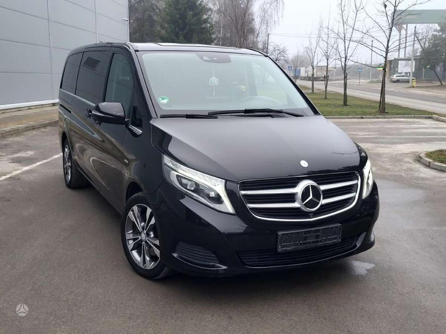 Melns Mercedes-Benz V 250 2016 Viļņa, ar dzinēja tilpumu 2.20 L un nobraukumu 354 tūkst. km par 23790 €, foto 10 vietnē AUTOMOTO.COM.LV