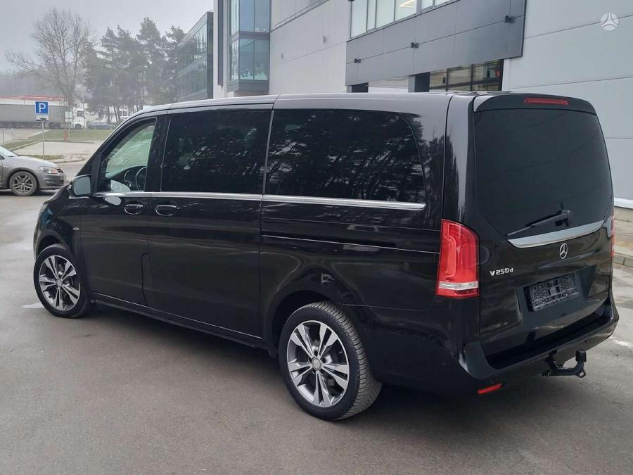 Melns Mercedes-Benz V 250 2016 Viļņa, ar dzinēja tilpumu 2.20 L un nobraukumu 354 tūkst. km par 23790 €, foto 12 vietnē AUTOMOTO.COM.LV