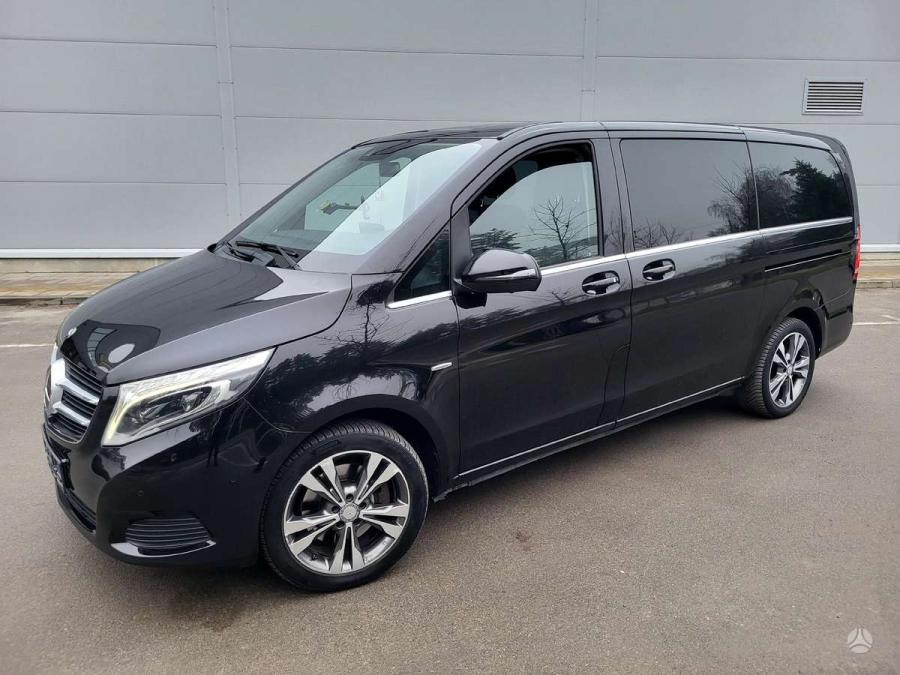 Melns Mercedes-Benz V 250 2016 Viļņa, ar dzinēja tilpumu 2.20 L un nobraukumu 354 tūkst. km par 23790 €, foto 13 vietnē AUTOMOTO.COM.LV