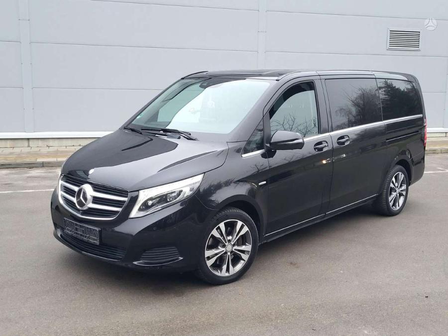 Melns Mercedes-Benz V 250 2016 Viļņa, ar dzinēja tilpumu 2.20 L un nobraukumu 354 tūkst. km par 23790 €, foto 22 vietnē AUTOMOTO.COM.LV