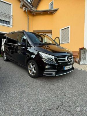 Melns Mercedes-Benz V 250 2016 Viļņa, ar dzinēja tilpumu 2.14 L un nobraukumu 250 tūkst. km par 23500 €, foto  vietnē AUTOMOTO.COM.LV