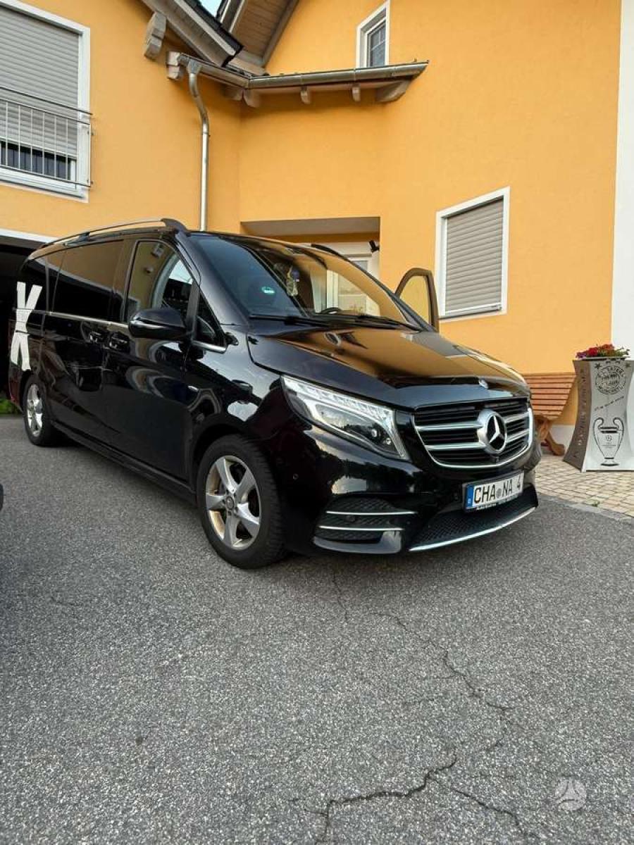 Melns Mercedes-Benz V 250 2016 Viļņa, ar dzinēja tilpumu 2.14 L un nobraukumu 250 tūkst. km par 23500 €, foto 1 vietnē AUTOMOTO.COM.LV