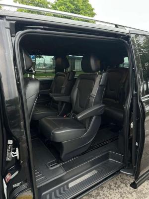 Black Mercedes-Benz V 250 2016 in Klaipeda, with an engine capacity of 2.00 L and mileage of 260 thousand km for 37000 €, photo 20 on AUTOMOTO.COM.LV