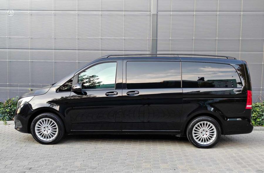 Melns Mercedes-Benz V 250 2016 Klaipėda, ar dzinēja tilpumu 2.15 L un nobraukumu 280 tūkst. km par 26950 €, foto 5 vietnē AUTOMOTO.COM.LV