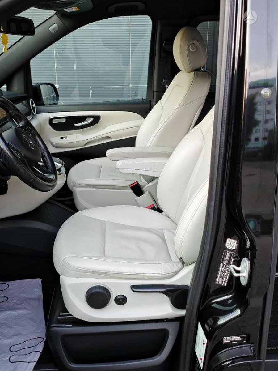 Melns Mercedes-Benz V 250 2016 Klaipėda, ar dzinēja tilpumu 2.15 L un nobraukumu 280 tūkst. km par 26950 €, foto 22 vietnē AUTOMOTO.COM.LV