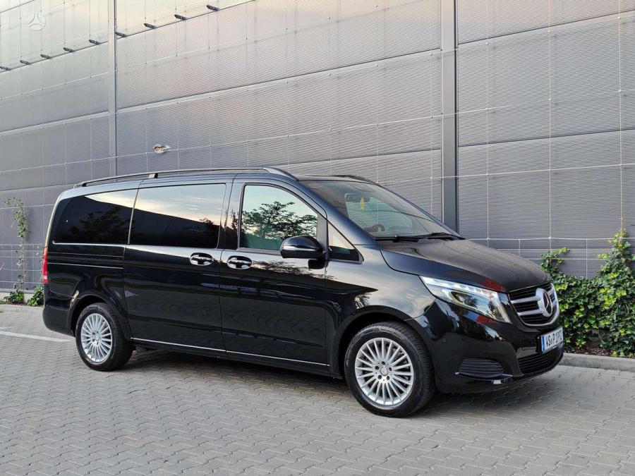 Melns Mercedes-Benz V 250 2016 Klaipėda, ar dzinēja tilpumu 2.15 L un nobraukumu 280 tūkst. km par 26500 €, foto 6 vietnē AUTOMOTO.COM.LV