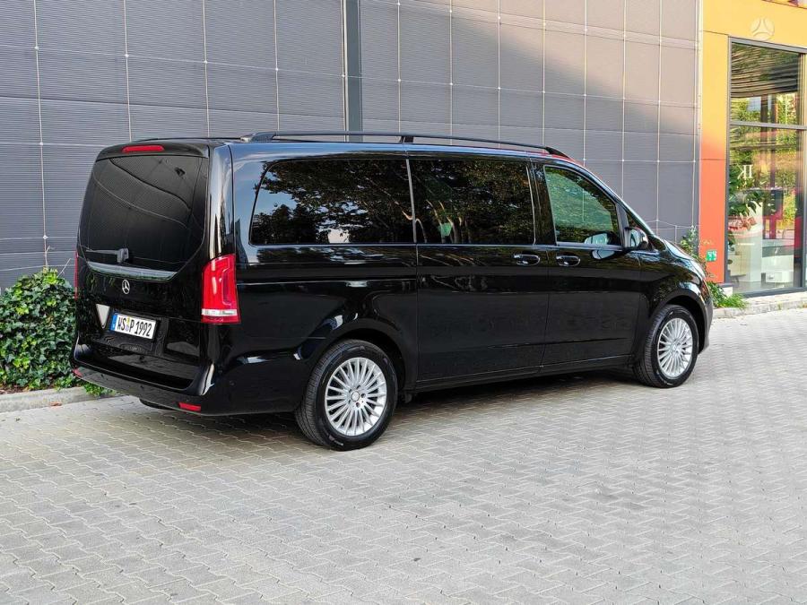 Melns Mercedes-Benz V 250 2016 Klaipėda, ar dzinēja tilpumu 2.15 L un nobraukumu 280 tūkst. km par 26500 €, foto 8 vietnē AUTOMOTO.COM.LV