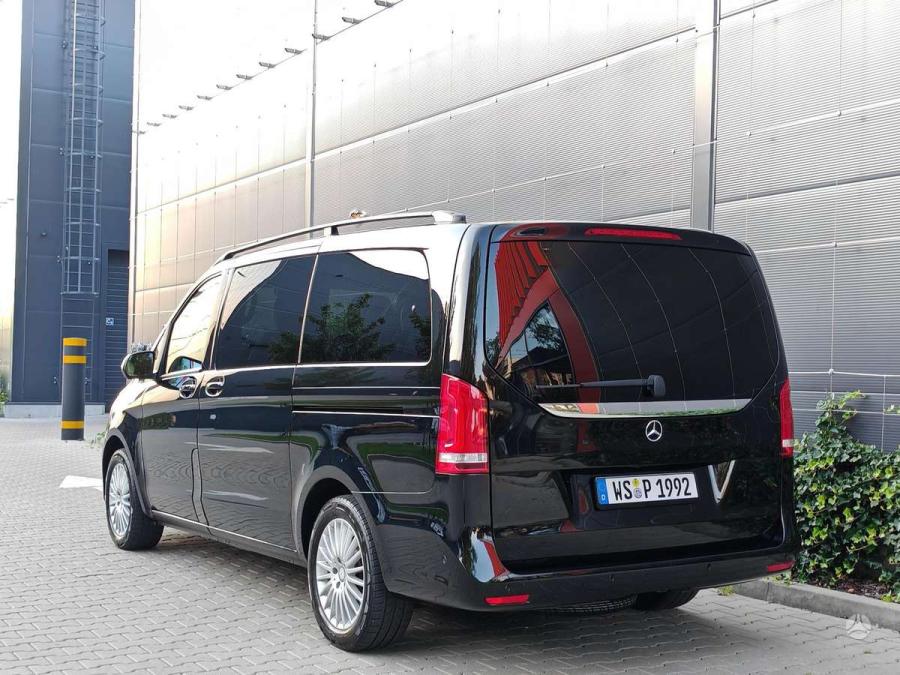 Melns Mercedes-Benz V 250 2016 Klaipėda, ar dzinēja tilpumu 2.15 L un nobraukumu 280 tūkst. km par 26500 €, foto 12 vietnē AUTOMOTO.COM.LV
