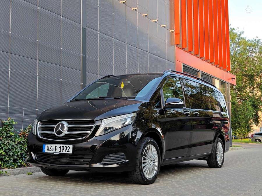 Melns Mercedes-Benz V 250 2016 Klaipėda, ar dzinēja tilpumu 2.15 L un nobraukumu 280 tūkst. km par 26500 €, foto 17 vietnē AUTOMOTO.COM.LV