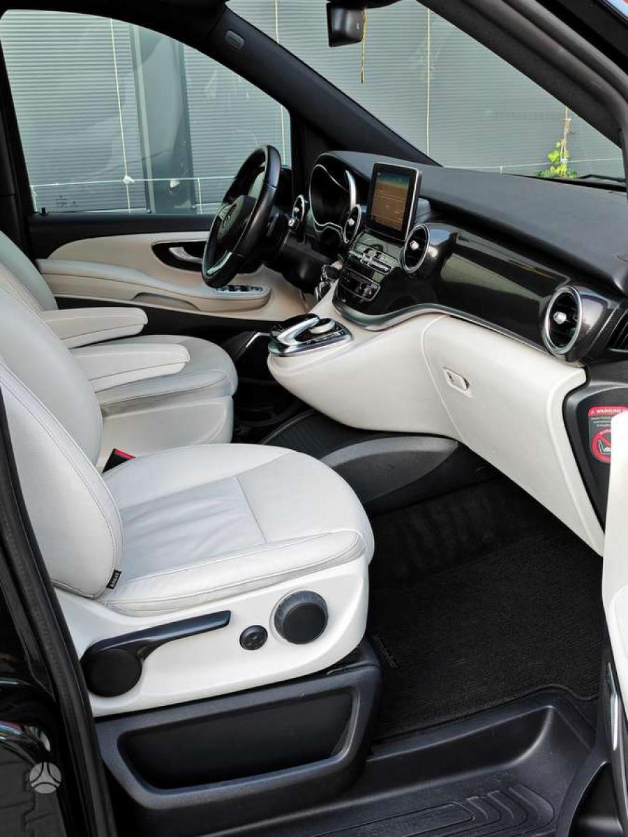 Melns Mercedes-Benz V 250 2016 Klaipėda, ar dzinēja tilpumu 2.15 L un nobraukumu 280 tūkst. km par 26500 €, foto 28 vietnē AUTOMOTO.COM.LV