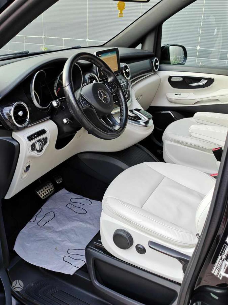 Melns Mercedes-Benz V 250 2016 Klaipėda, ar dzinēja tilpumu 2.15 L un nobraukumu 280 tūkst. km par 26500 €, foto 40 vietnē AUTOMOTO.COM.LV